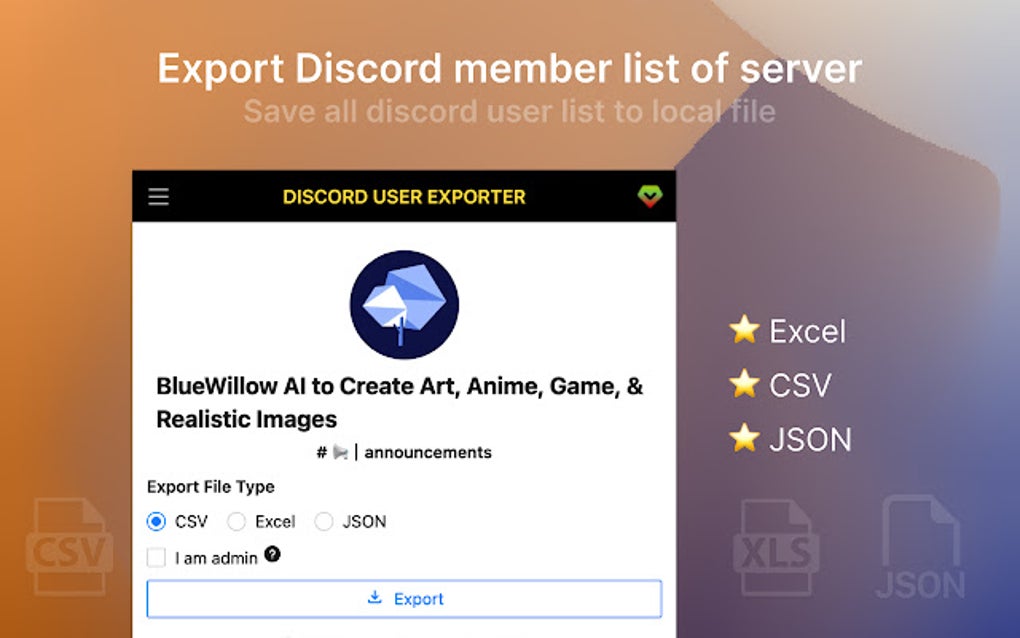 dSaver - Export Discord user list to CSV para Google Chrome - Extensión ...