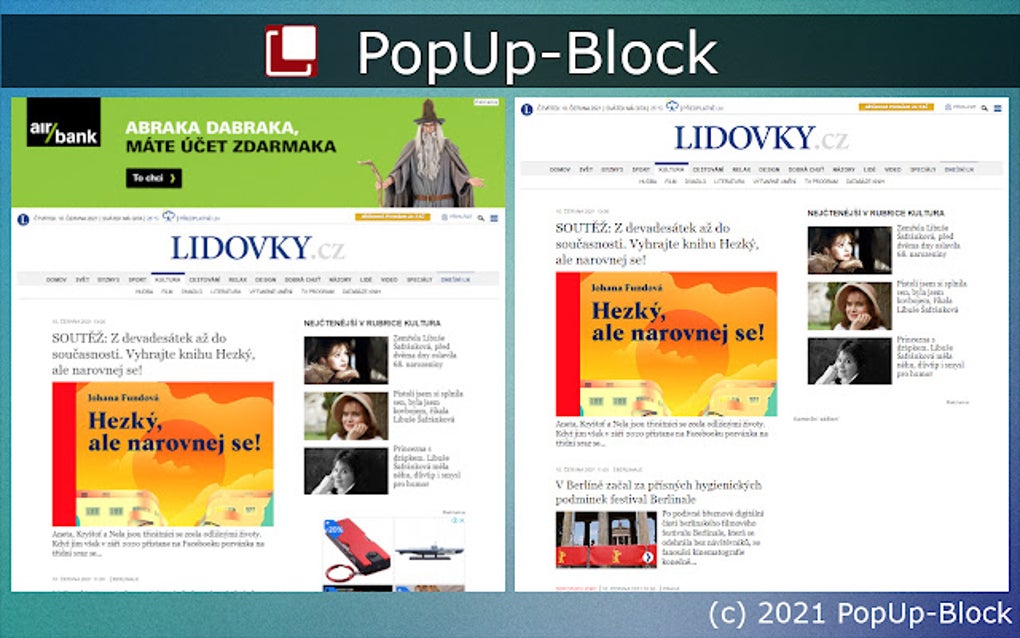 PopUp-Block para Google Chrome - Extensión Descargar