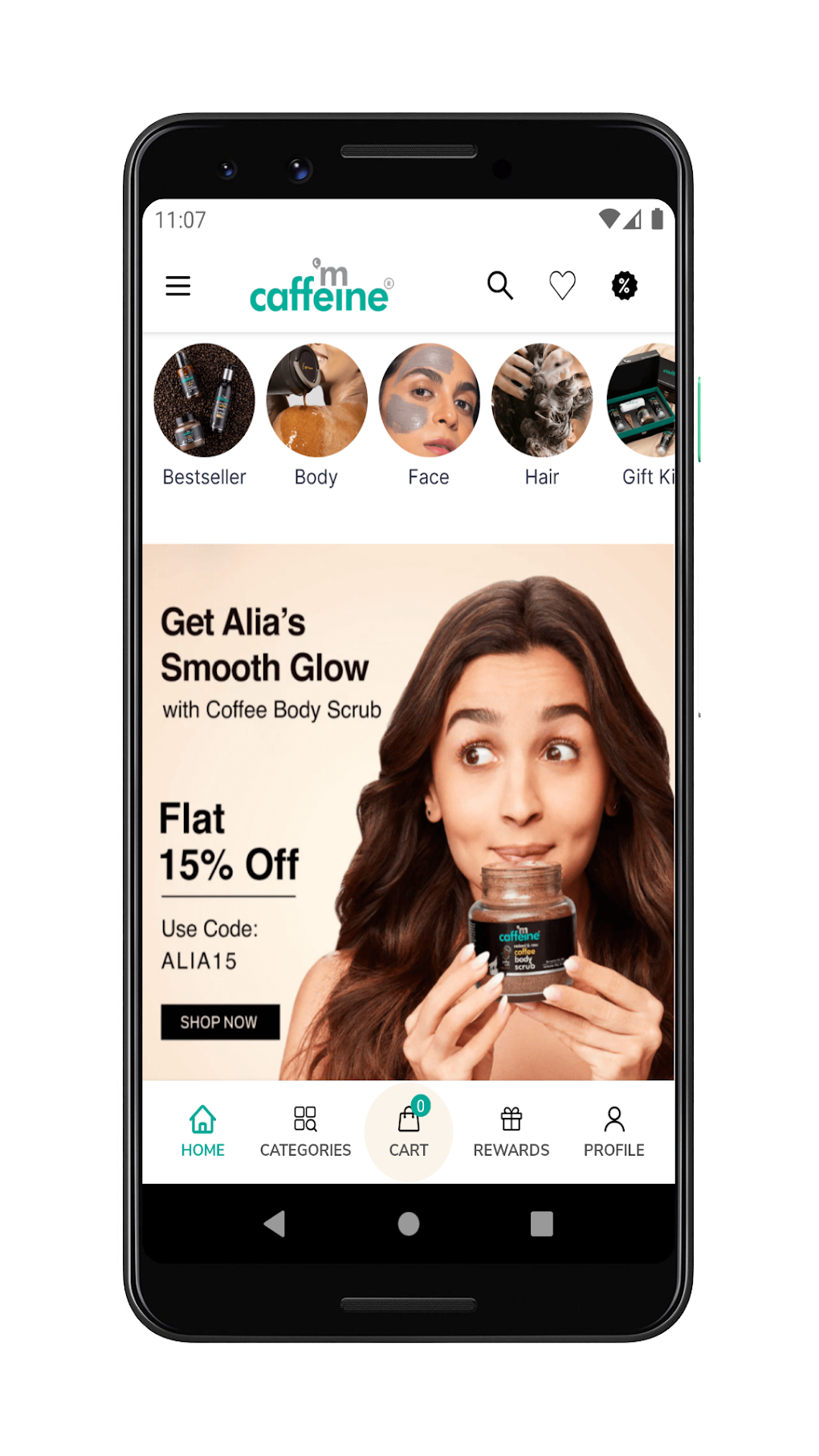mCaffeine: Natural Skin Care para Android - Descargar mCaffeine: Natural Skin Care para Android - Descargar