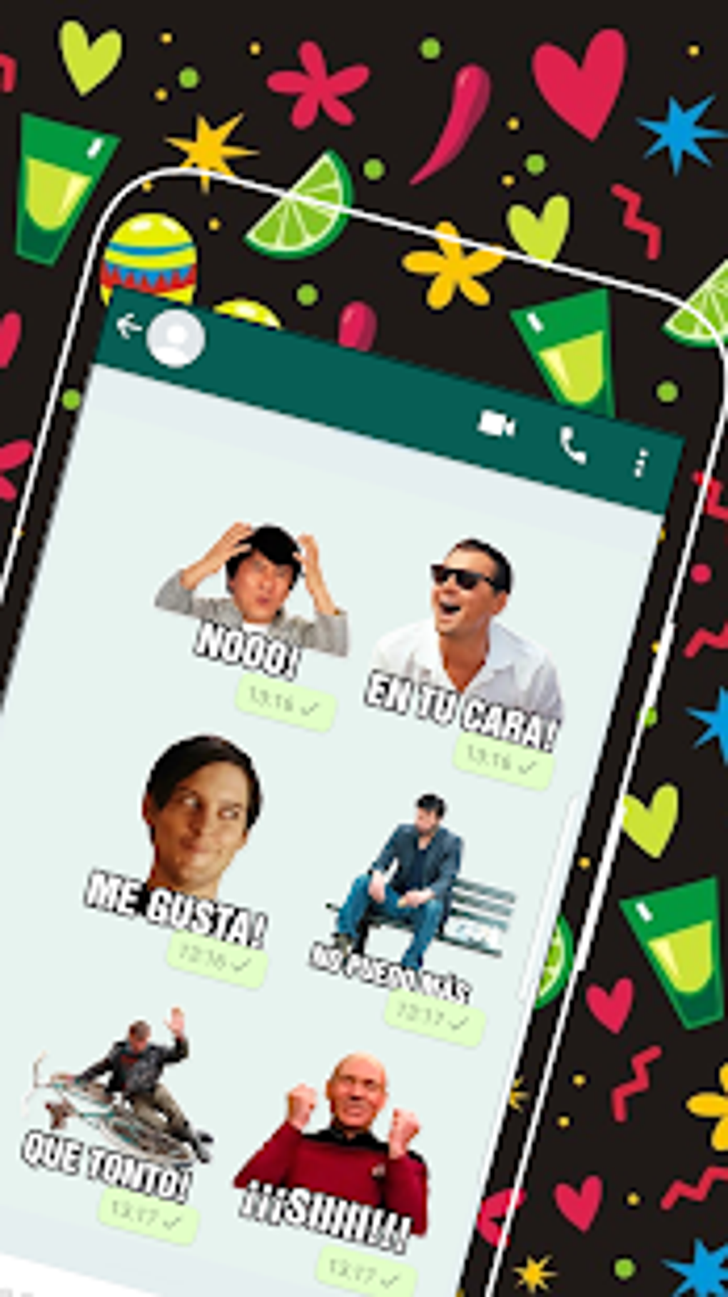 Nuevos Stickers Graciosos - Memes con Frases para Android - Descargar