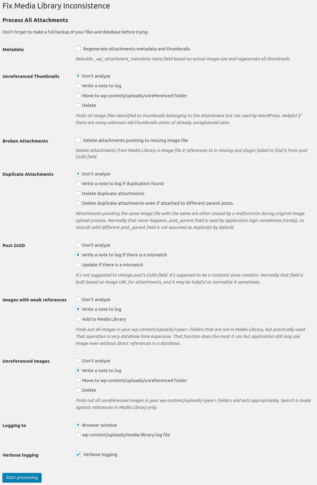 Fix Media Library for WordPress - Download