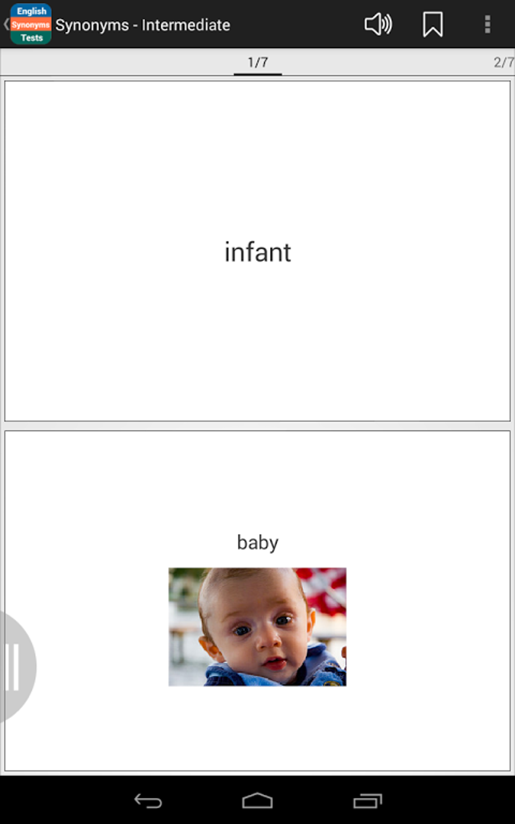 English Synonyms Tests APK para Android - Descargar
