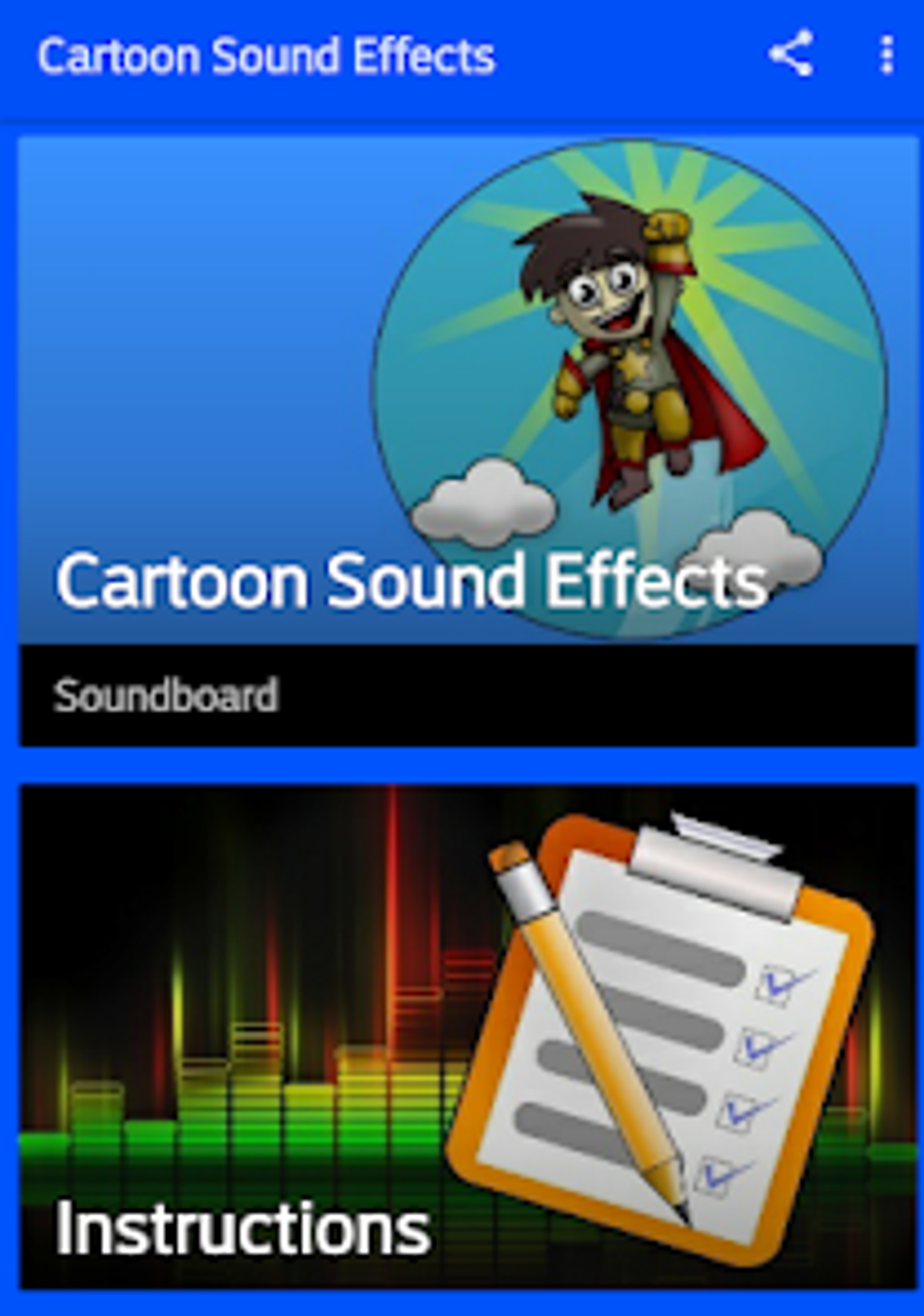 Cartoon Sound Effects für Android - Download