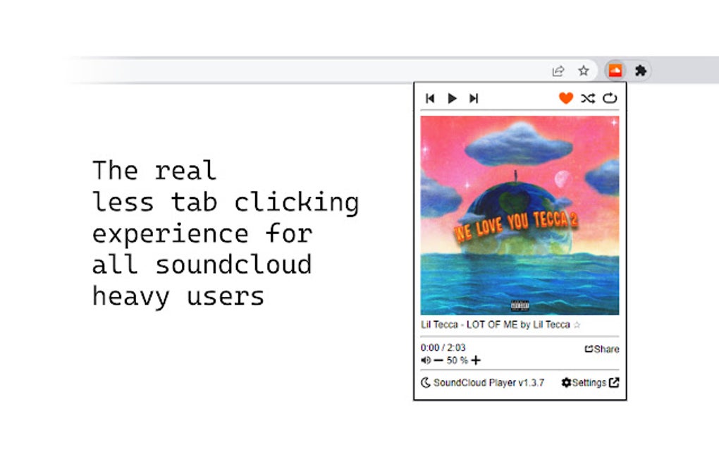 SoundCloud Player для Google Chrome - Расширение Скачать
