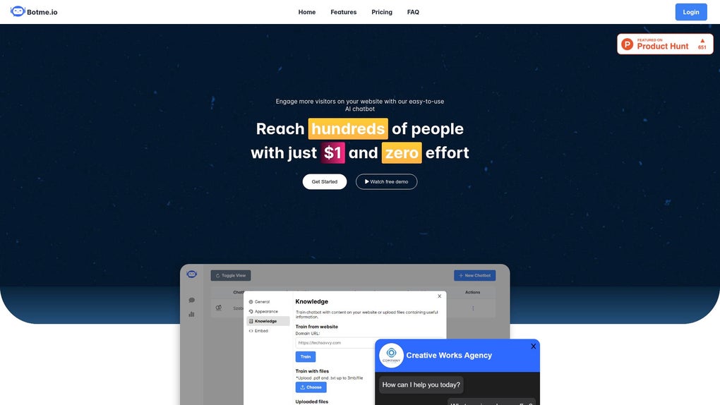 Botme for AI Chatbot: review, features & use cases
