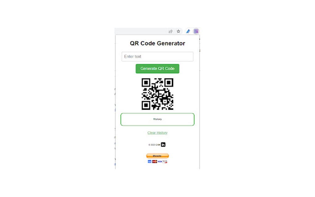QR Code Generator para Google Chrome - Extensión Descargar