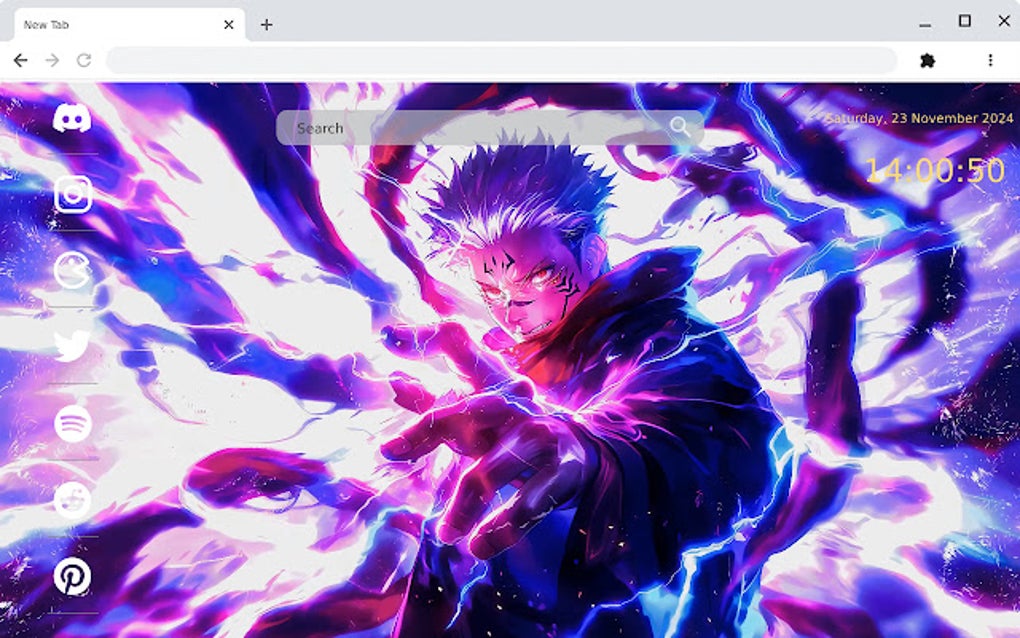 Sukuna: Dominant Live Wallpaper para Google Chrome - Extensión Descargar
