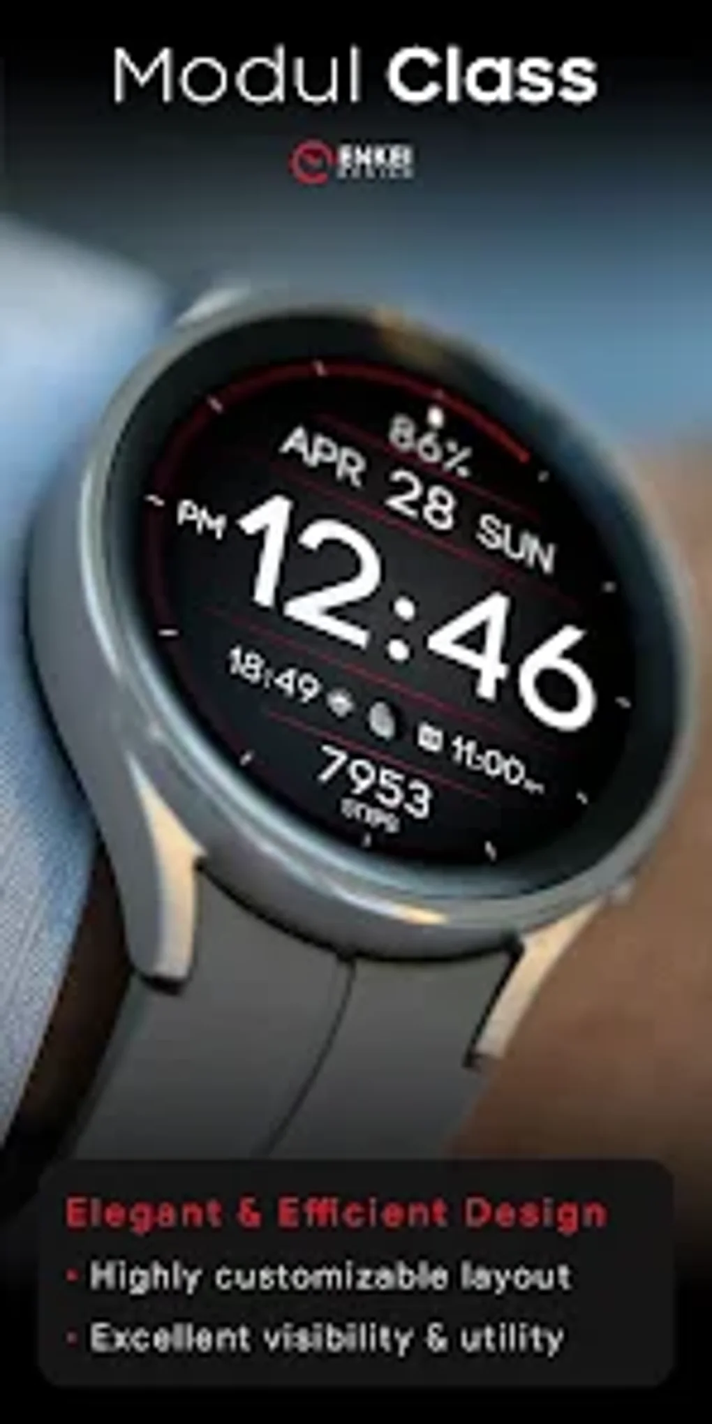 Modul Class digital watch face สำหรับ Android - ดาวน์โหลด