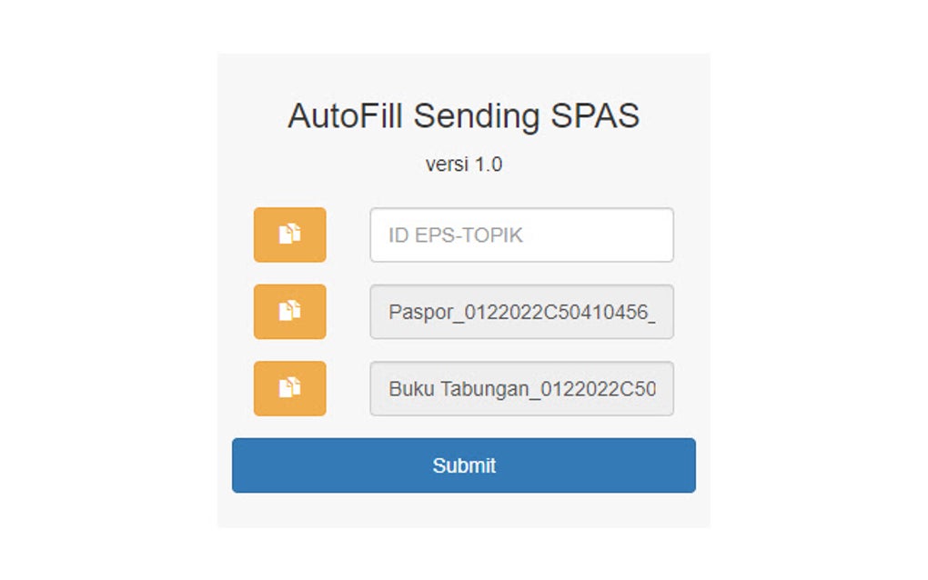 AutoFill Sending SPAS for Google Chrome - Extension Download
