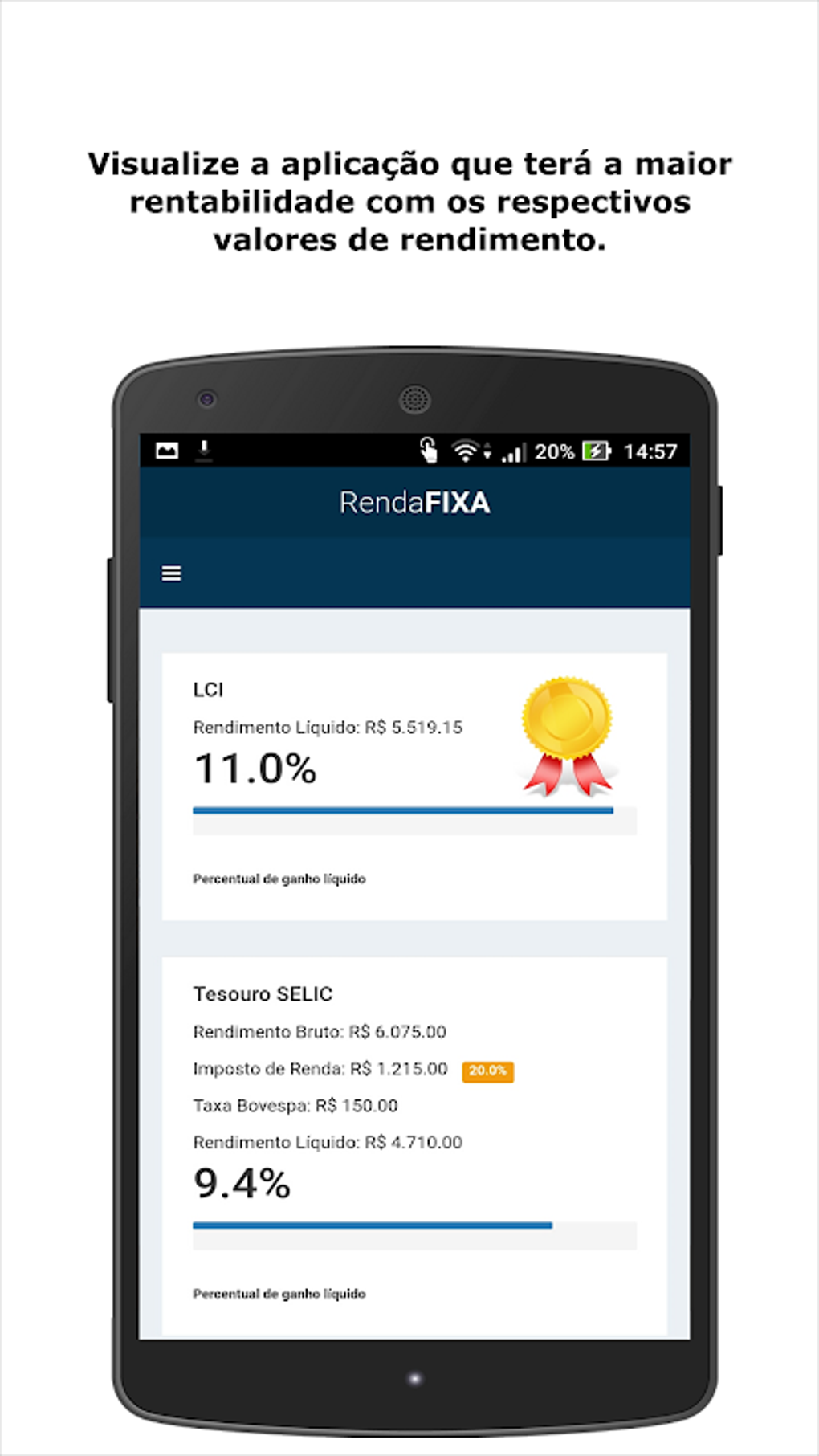 Calculadora de Renda Fixa APK for Android - Download