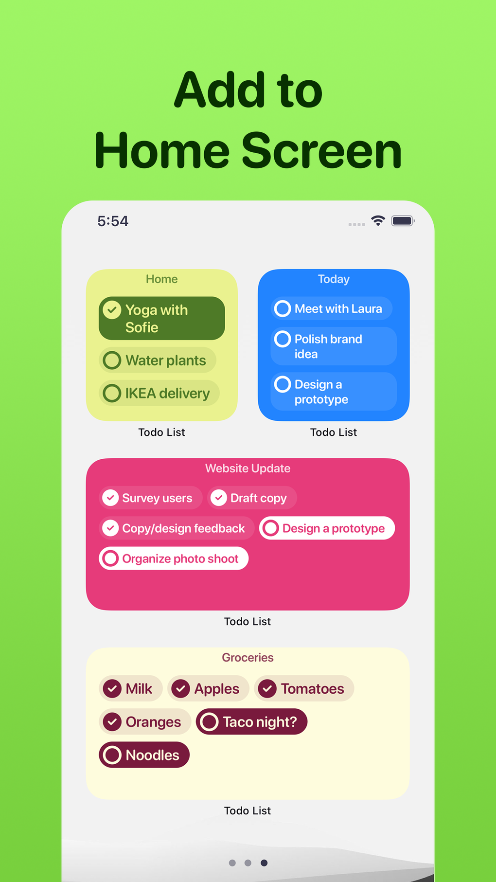 To Do List Widget For IPhone Download