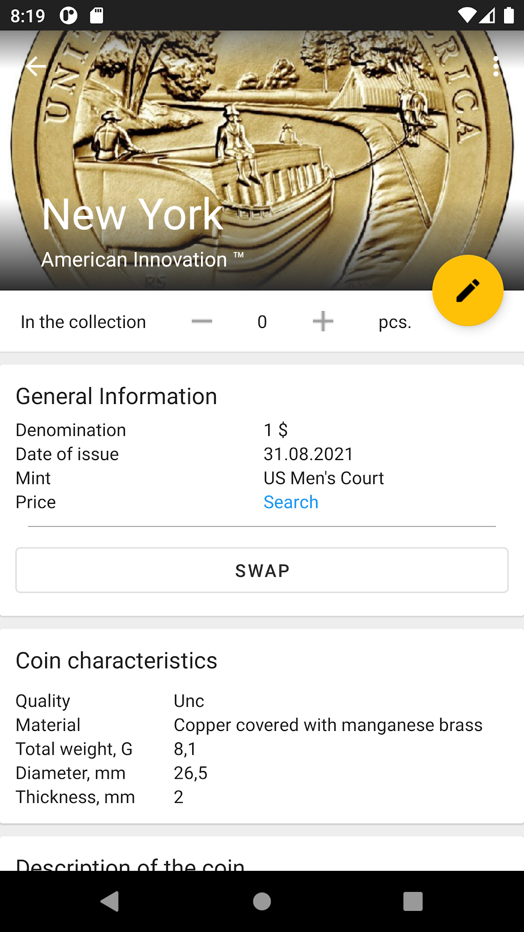 My Coins Numismatics APK for Android - Download