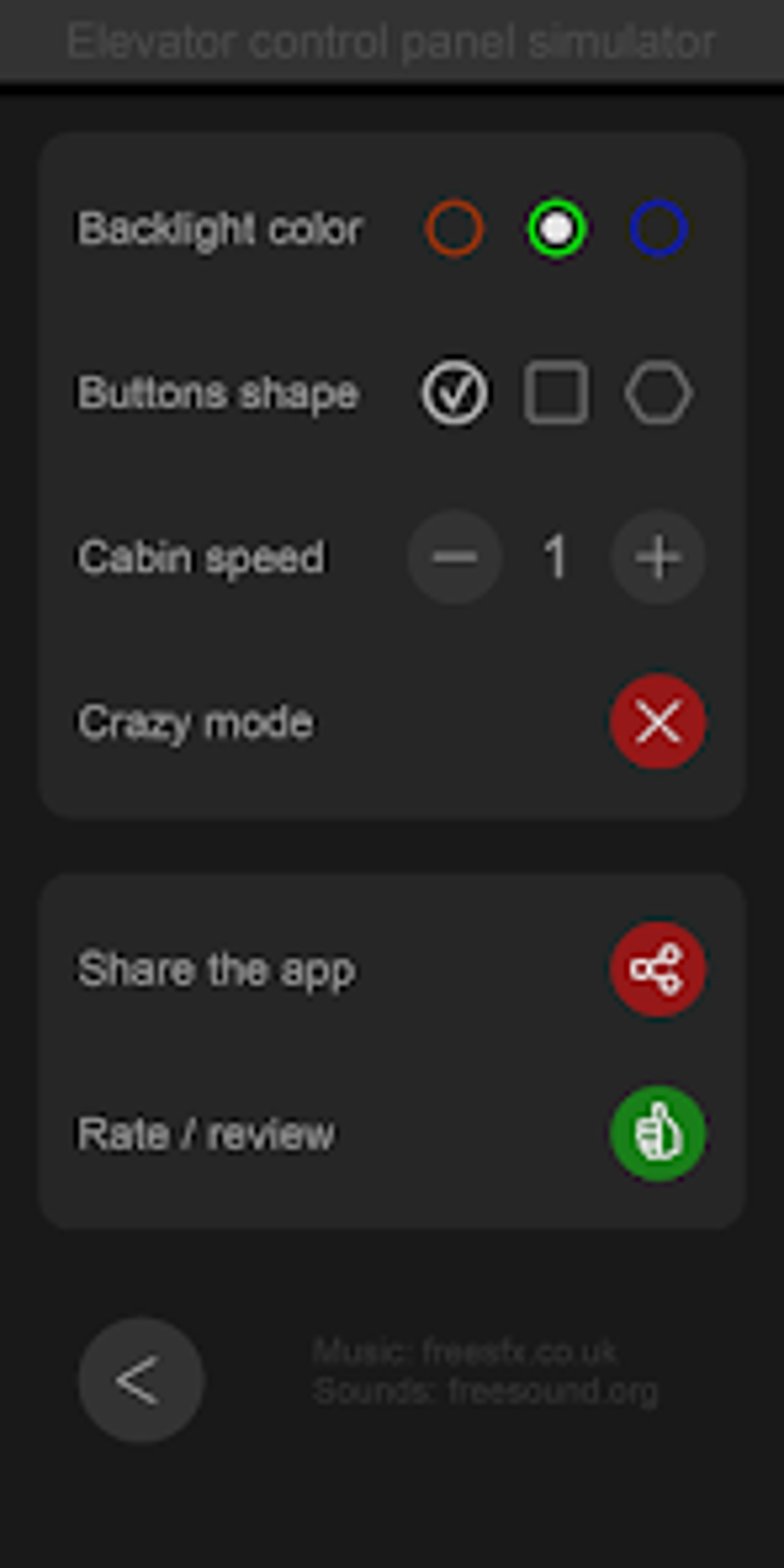 Elevator panel simulator for Android - Download