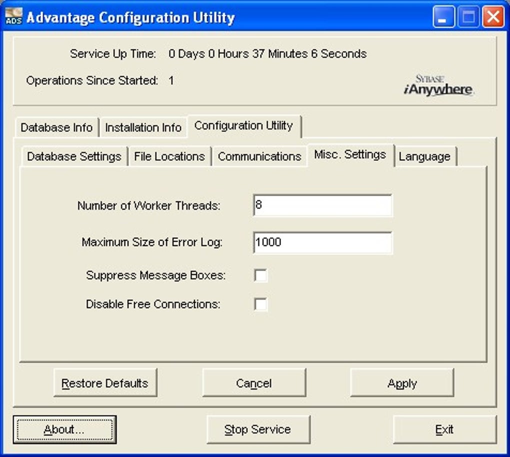 Advantage Database Server - Descargar