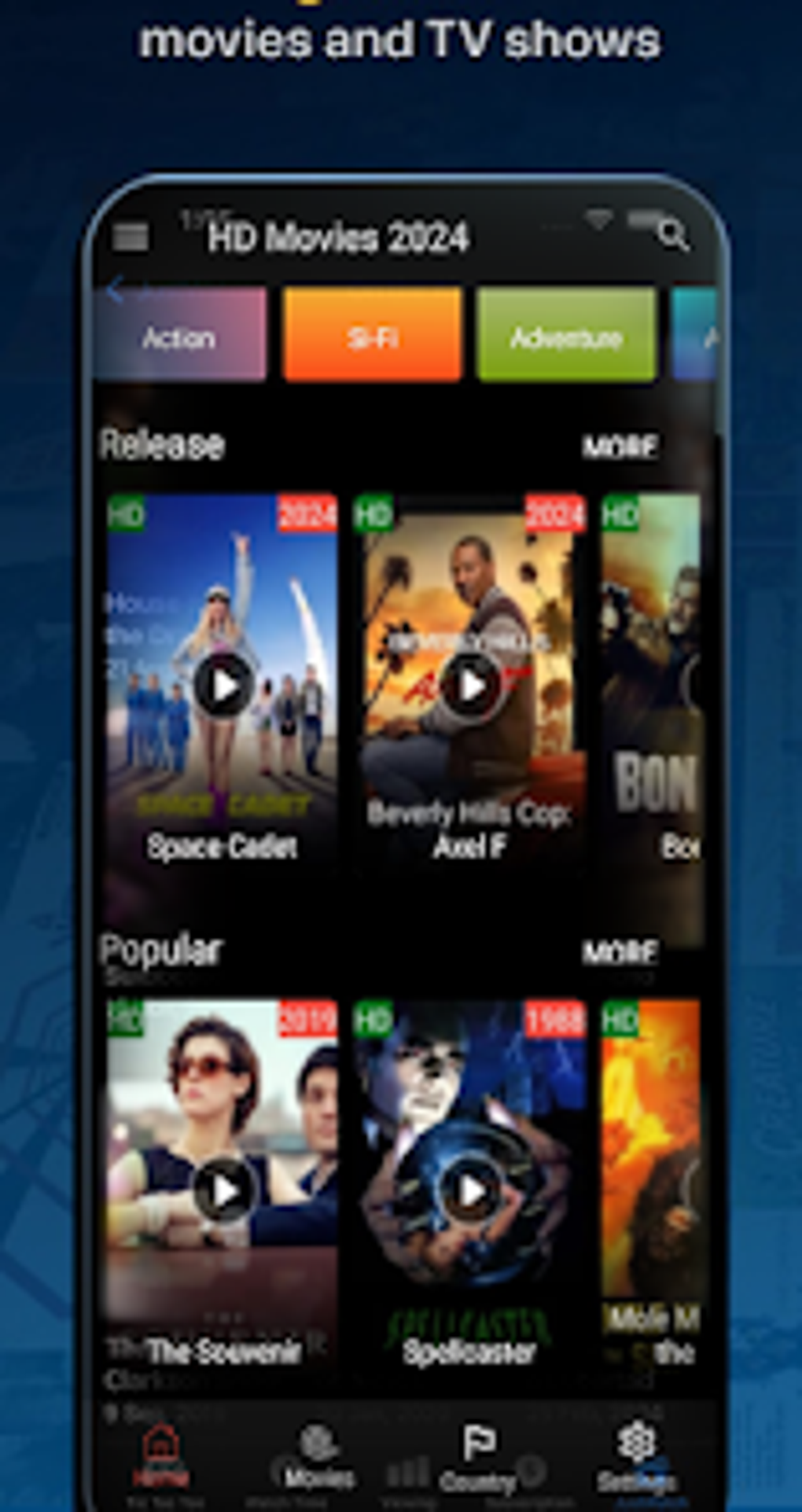 HD Movies 2024 All MovieBox for Android - Download