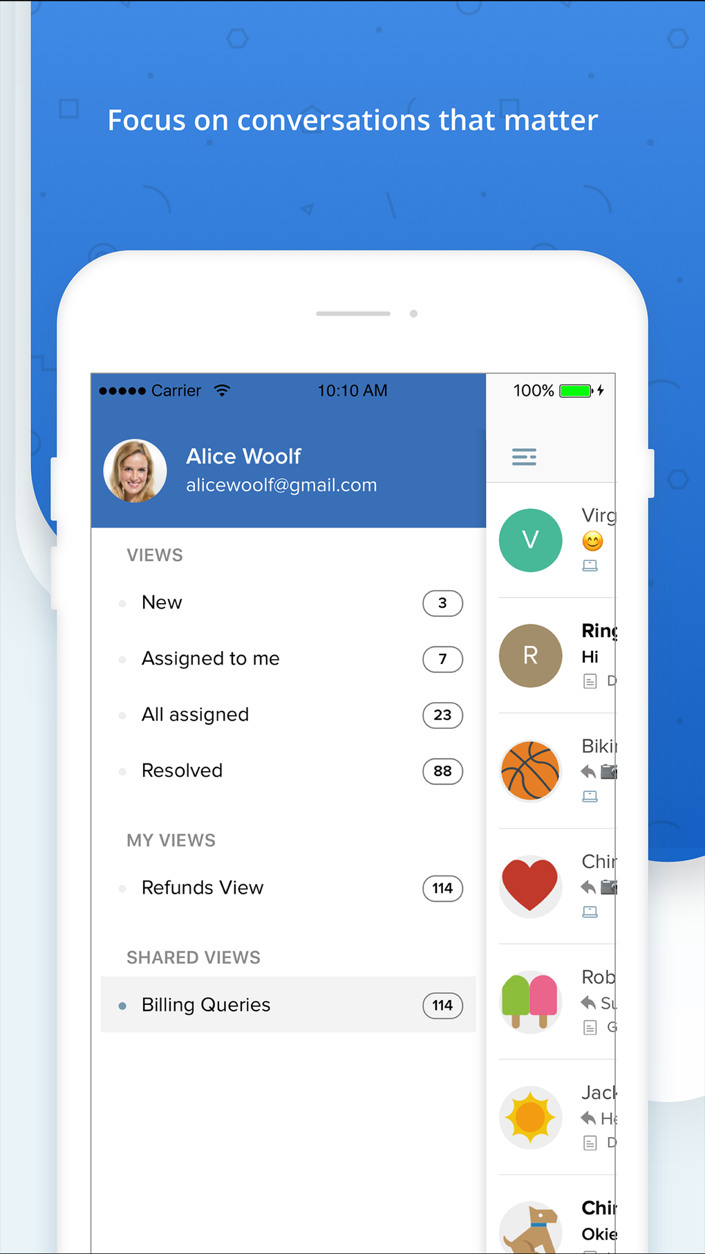 Freshchat para iPhone - Descargar