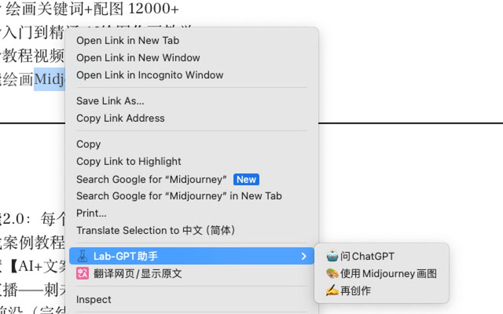 Lab-GPT助手 para Google Chrome - Extensión Descargar