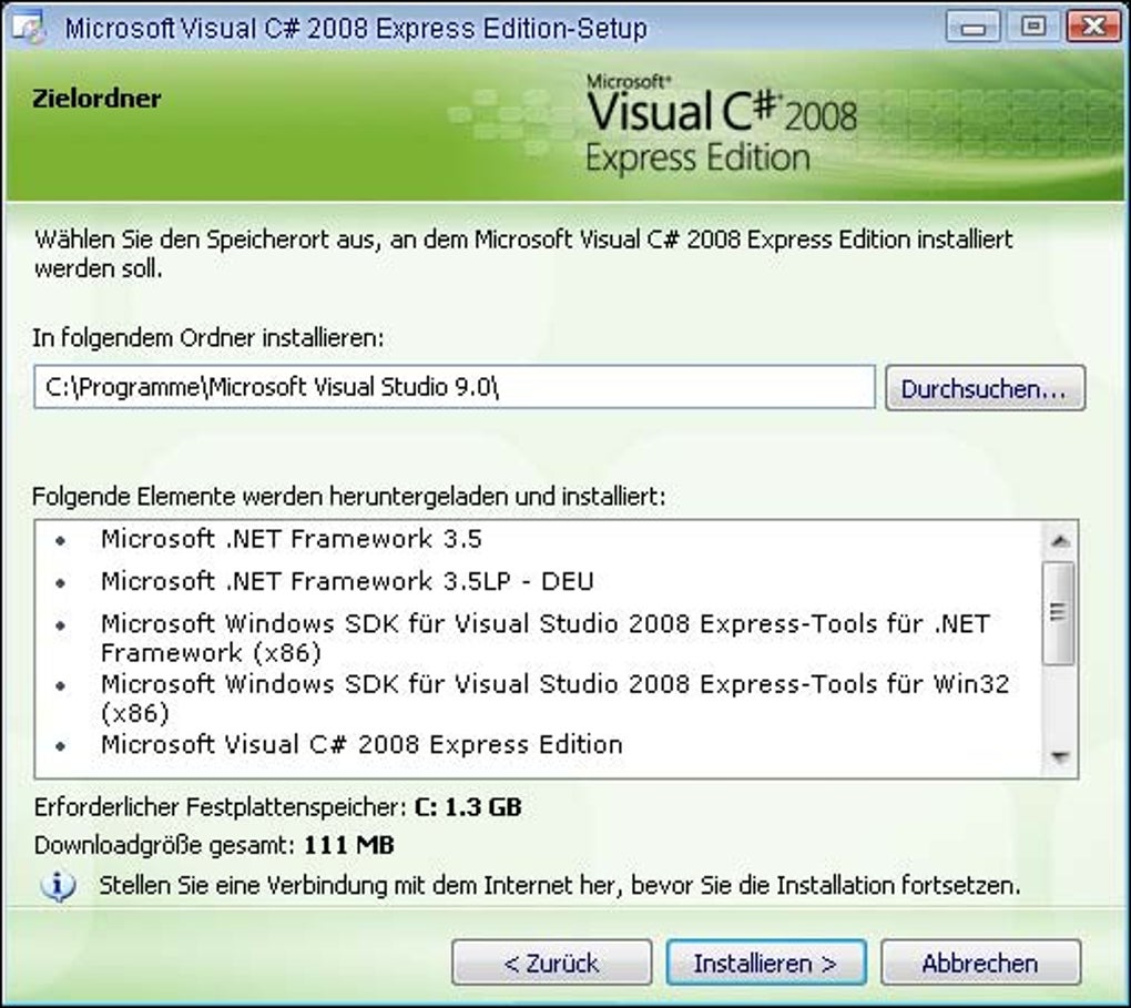 Microsoft Visual C# 2008 - Download