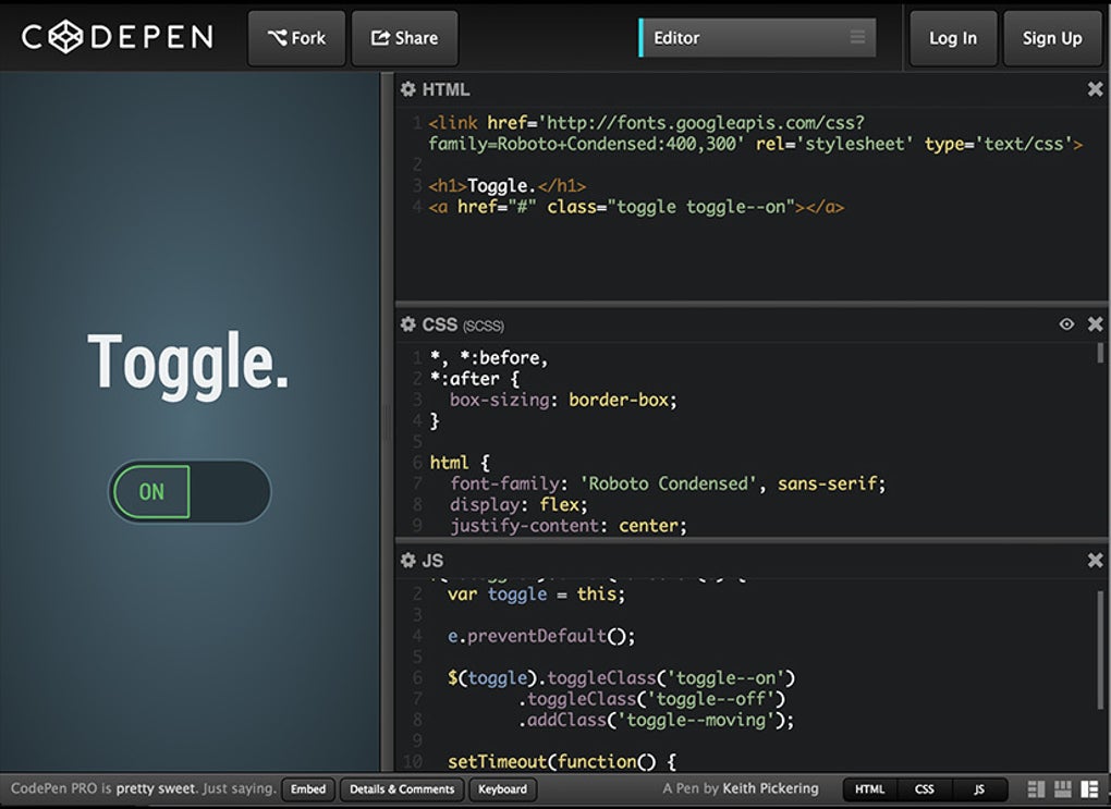 CodePen Online