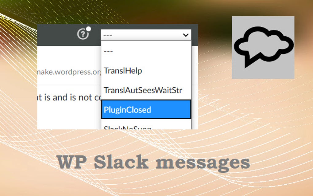 WordPress Slack standard messages para Google Chrome - Extensión Descargar