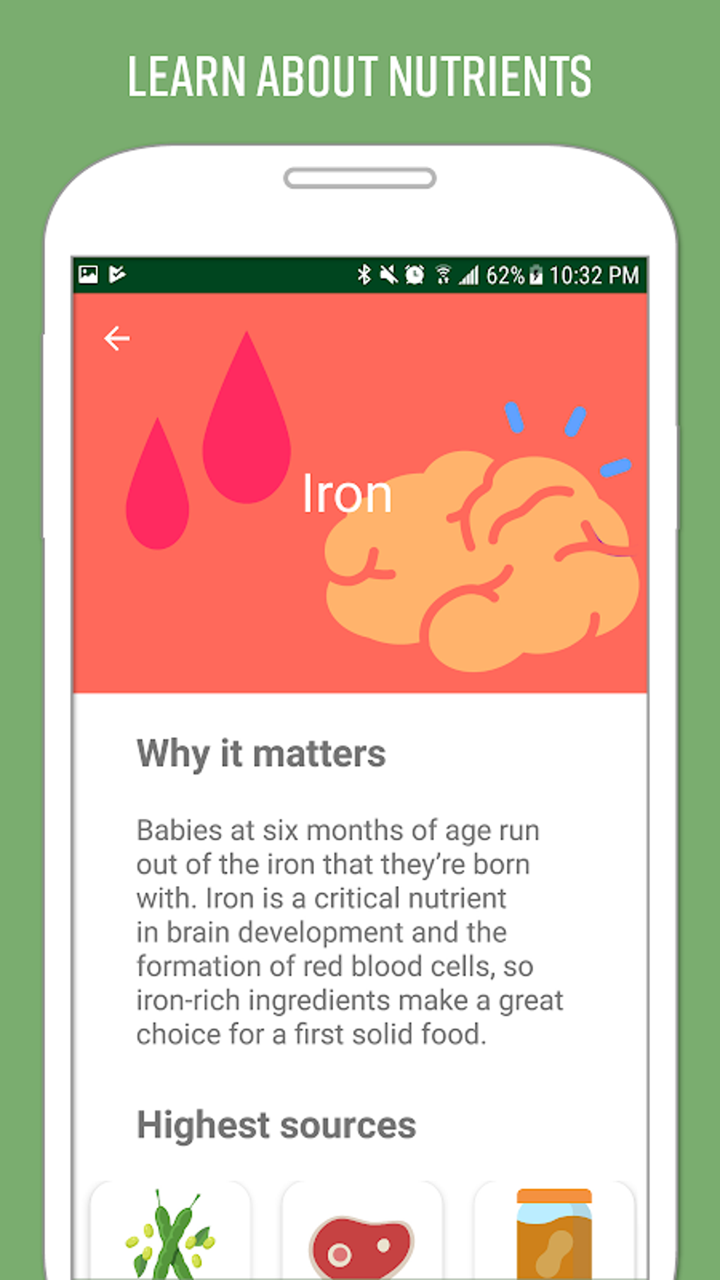 Nuttri - Baby Food: Guide to starting solids APK for Android - Download