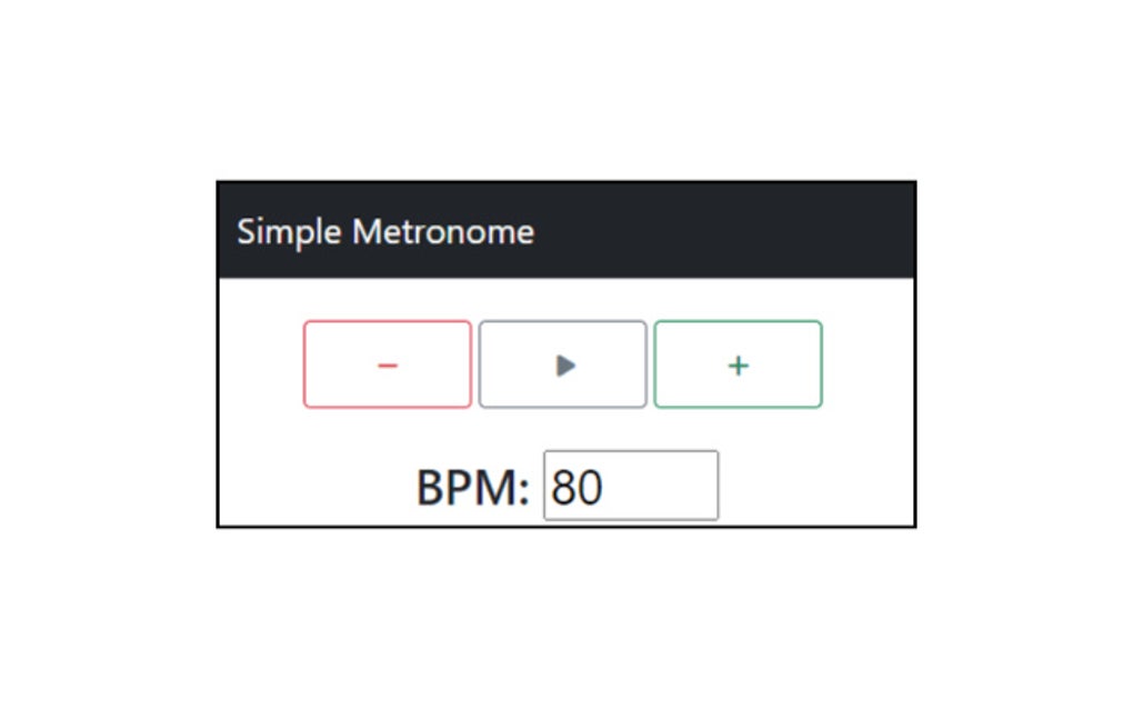 Simple Metronome for Google Chrome - Extension Download