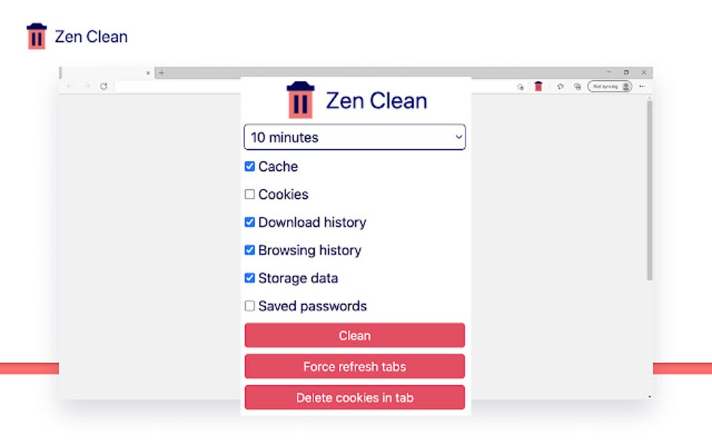 Zen Clean Google Chrome 용 - 확장 프로그램 다운로드