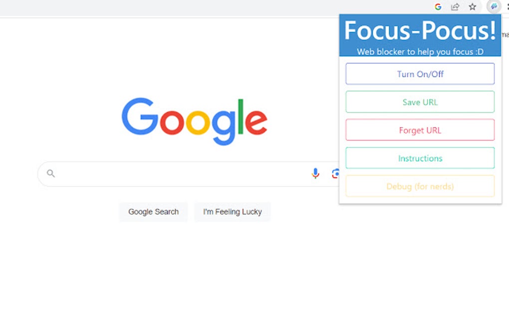 Focus-Pocus! para Google Chrome - Extensión Descargar