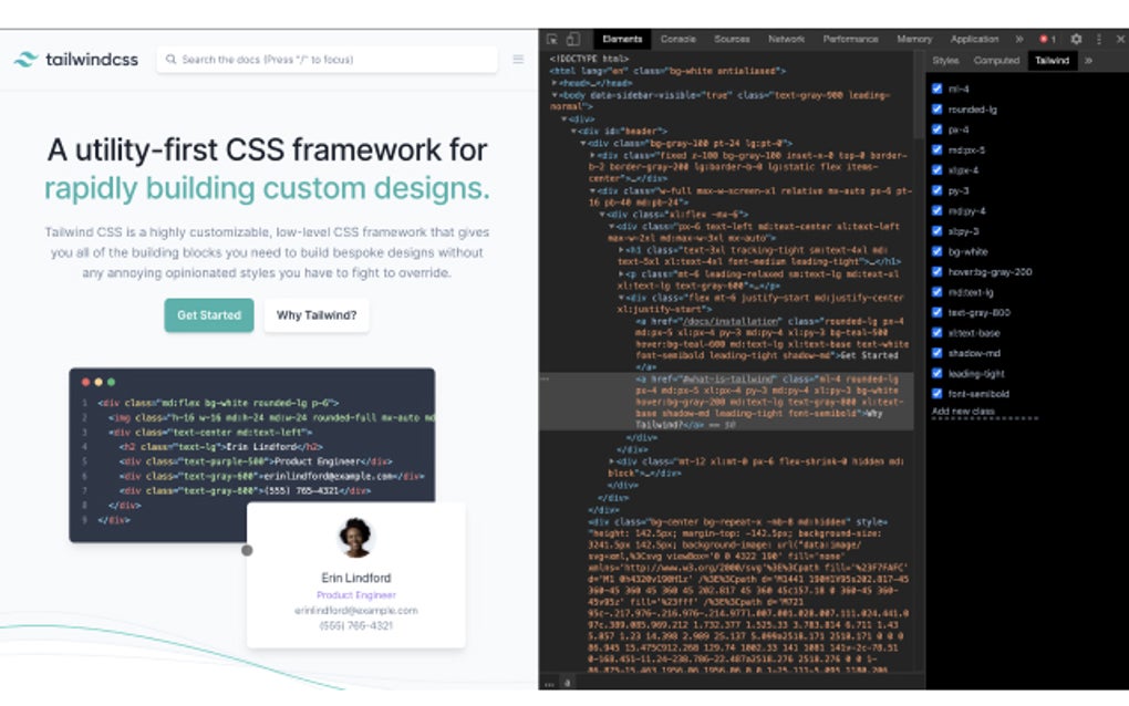Tailwind Devtools per Google Chrome - Estensione Download