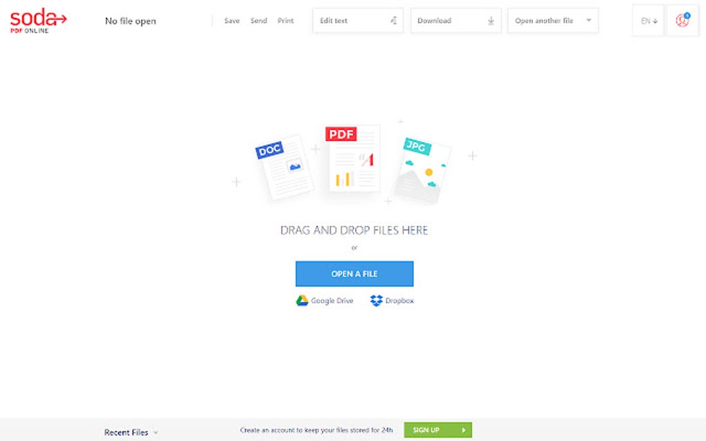 Soda PDF Viewer para Google Chrome - Extensión Descargar