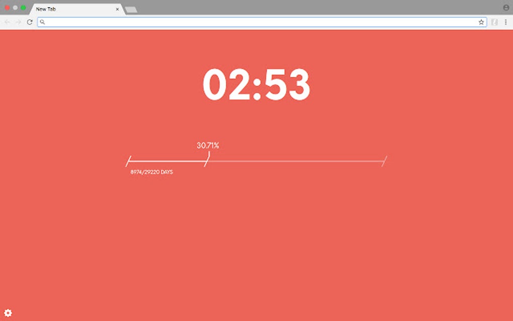 Life Progress for Google Chrome - Extension Download