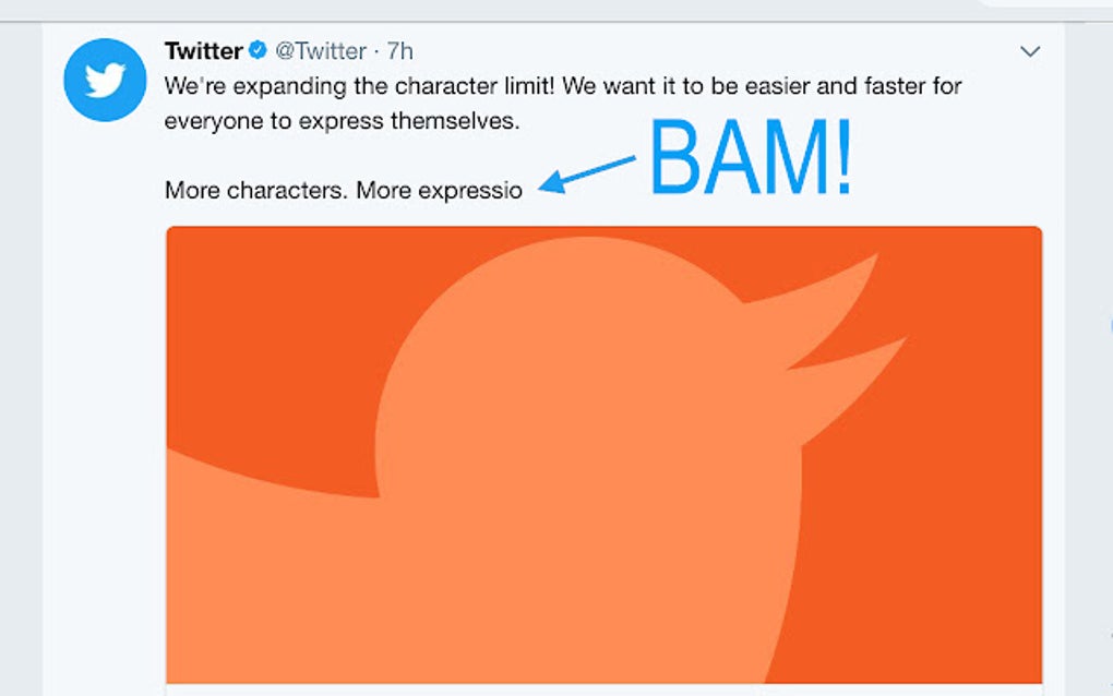 140 Characters Only para Google Chrome - Extensión Descargar 140 Characters Only para Google Chrome - Extensión Descargar