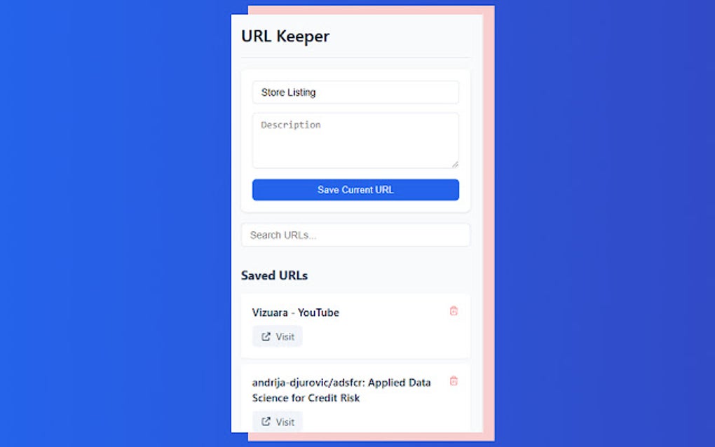 URL Keeper para Google Chrome - Extensión Descargar