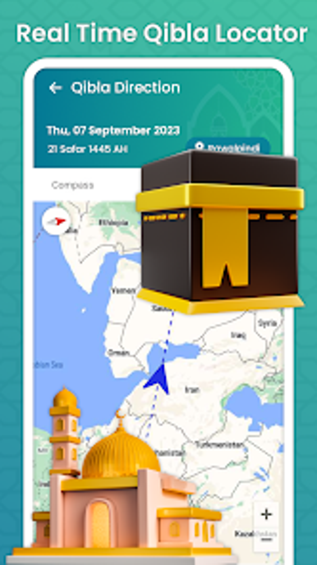 Qibla Compass: Qibla Finder para Android - Descargar