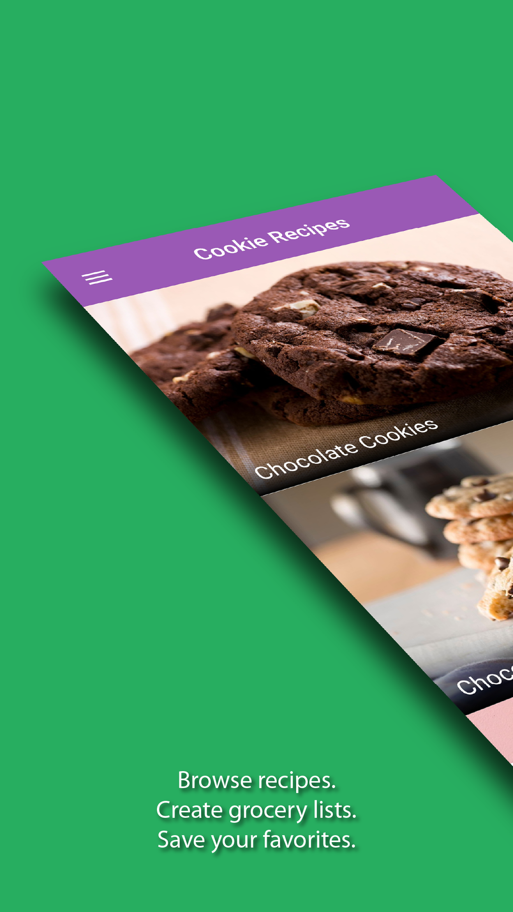 Cookies: Recipes Ingredients for iPhone - Download