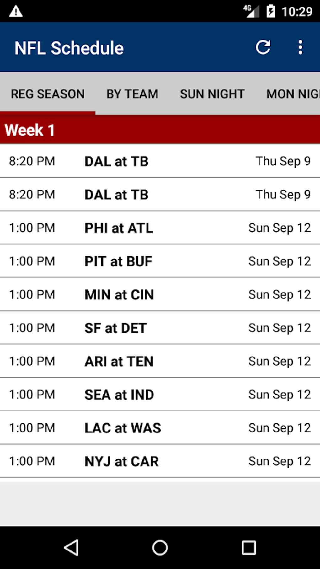 2022 Football Schedule NFL APK For Android Download 2022 Football Schedule NFL APK For Android Download