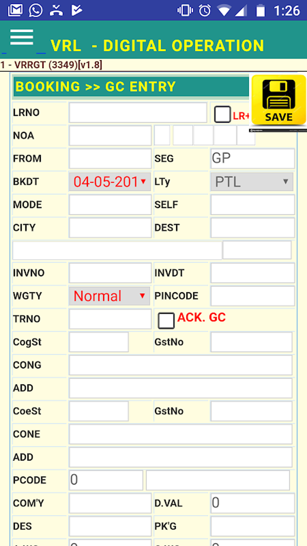 VRL DIGITAL OPERATION APK for Android - Download
