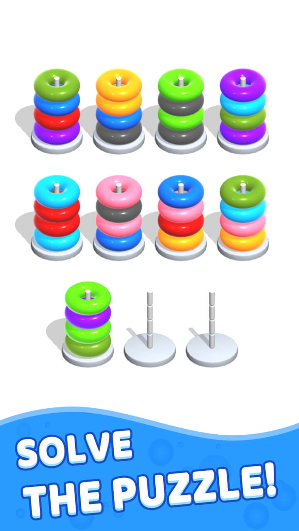 Color Hoop Stack - Sort Puzzle for Android - Download