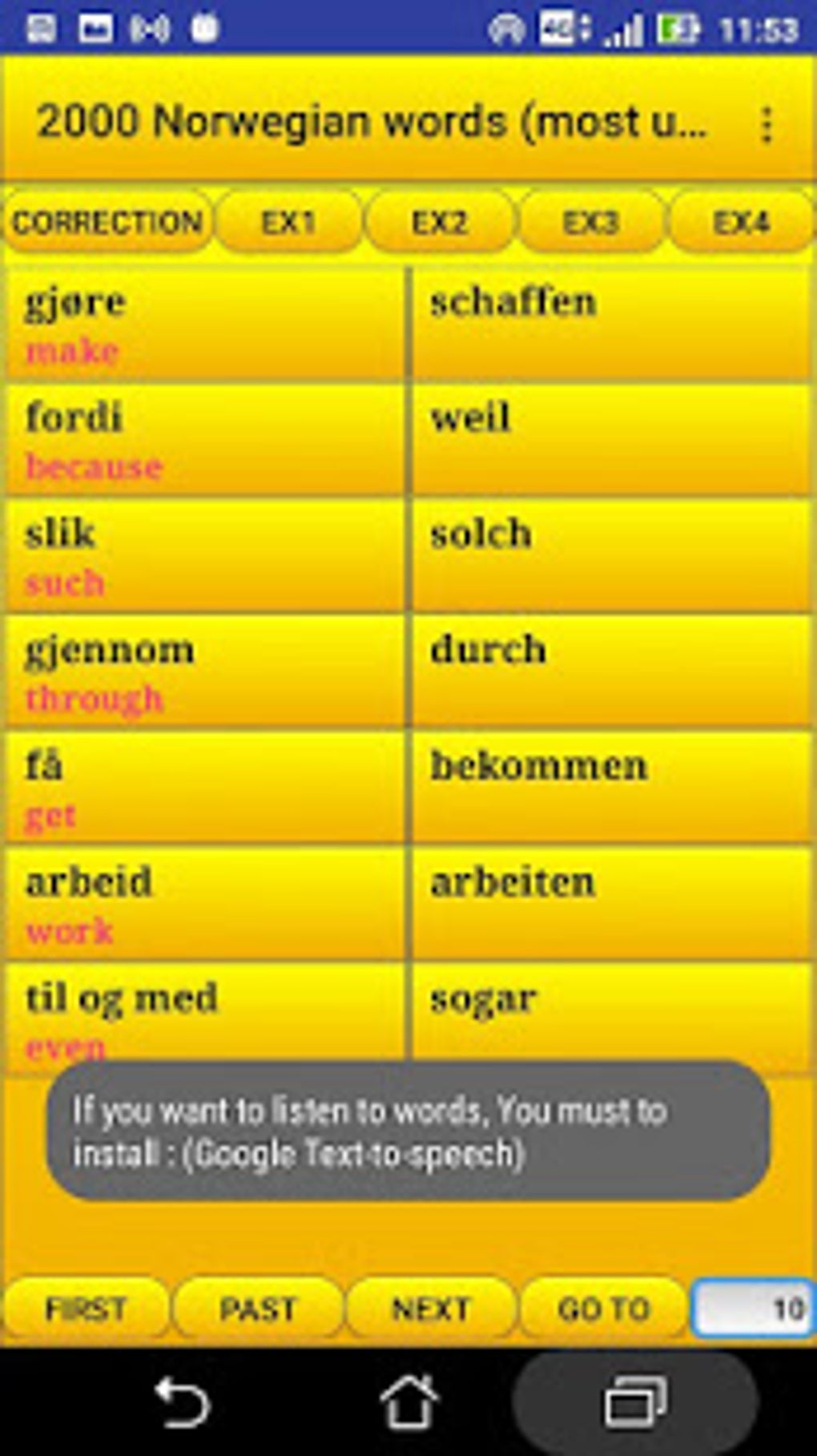 2000 Norwegian Words Most Used APK For Android Download 2000 Norwegian Words Most Used APK For Android Download
