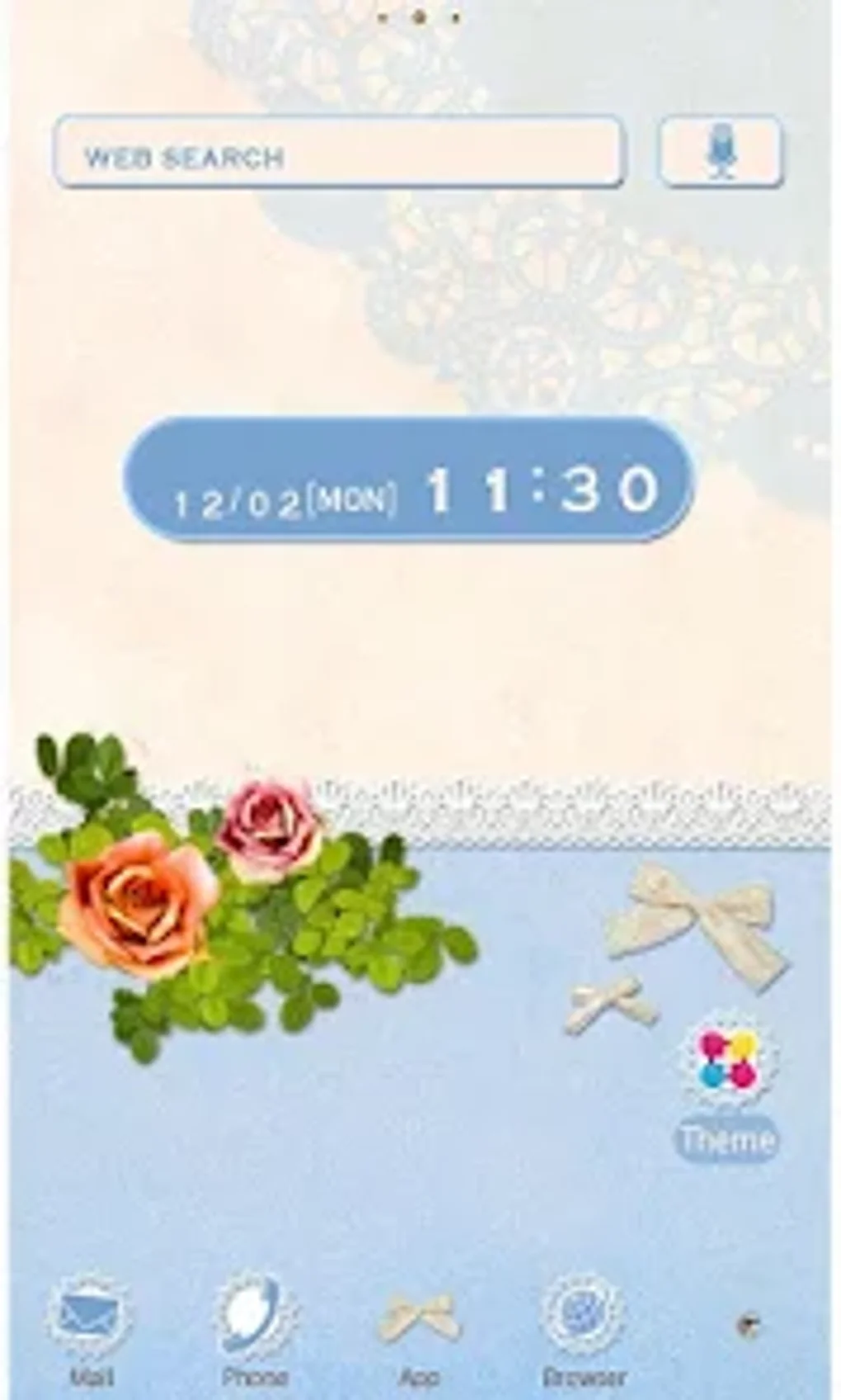 Android için Chic Wallpaper Powder Rose - İndir