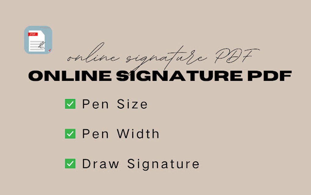 Online PDF Signature - SignatureMaker Google Chrome 용 - 확장 프로그램 다운로드