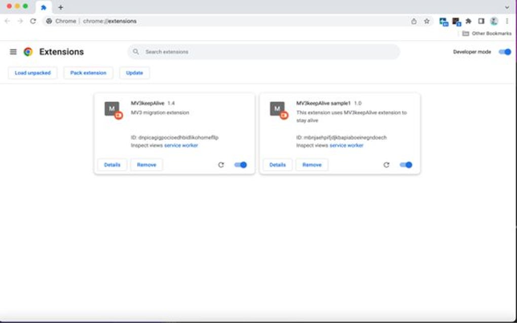 MV3keepAlive für Google Chrome - Erweiterung Download