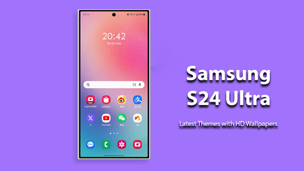 Samsung S24 Ultra Launcher per Android - Download