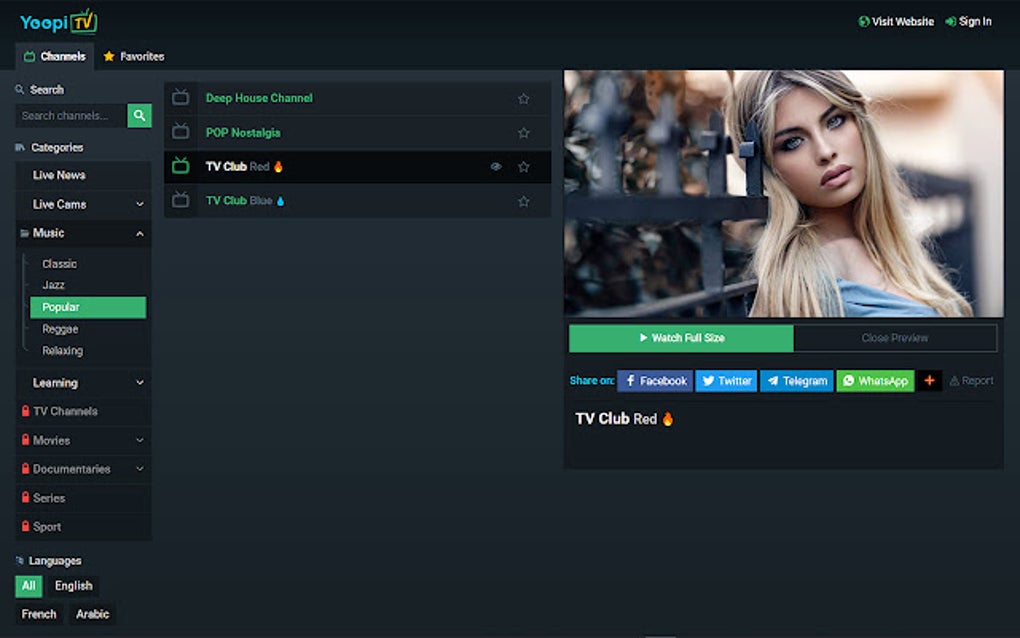 Yoopi TV for Google Chrome - Extension Download