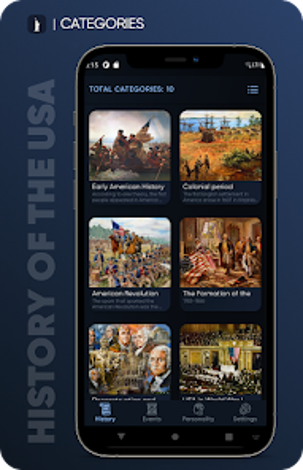 History of the USA para Android - Descargar