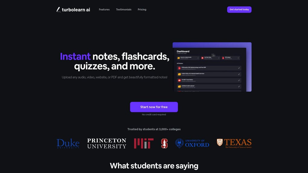 TurboLearn for AI education: review, features & use cases