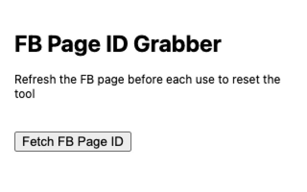 FB Page ID Scraper para Google Chrome - Extensión Descargar