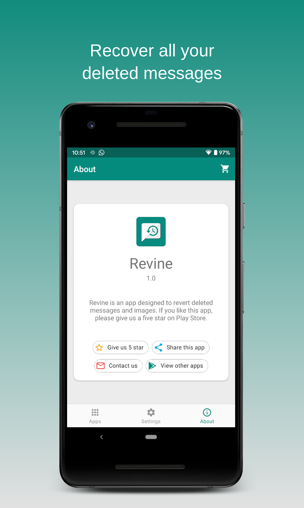 Revine: Recover messages for Android - Download