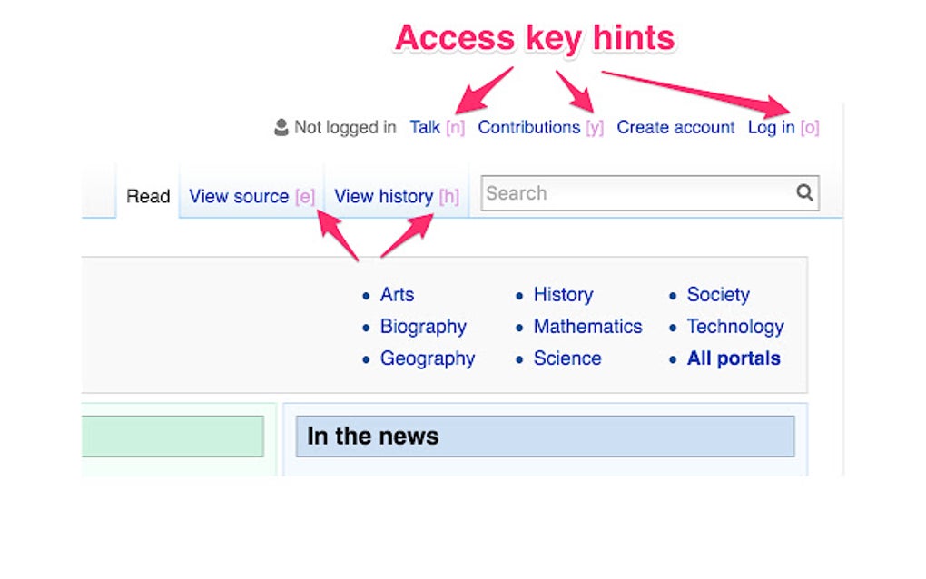 Display Access Keys For Google Chrome Extension Download