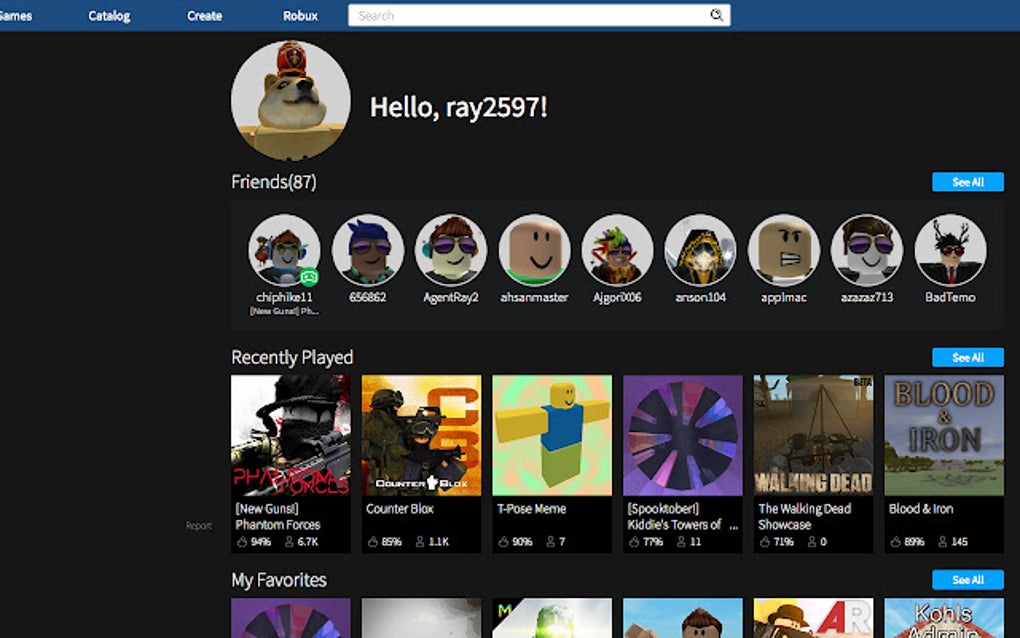Roblox Dark Mode [BETA] for Google Chrome - Extension Download